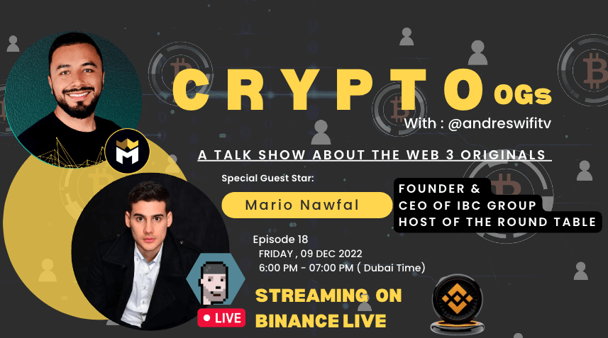 Crypto OGs , Episode 18 with Mario Nawfal | Binance Live