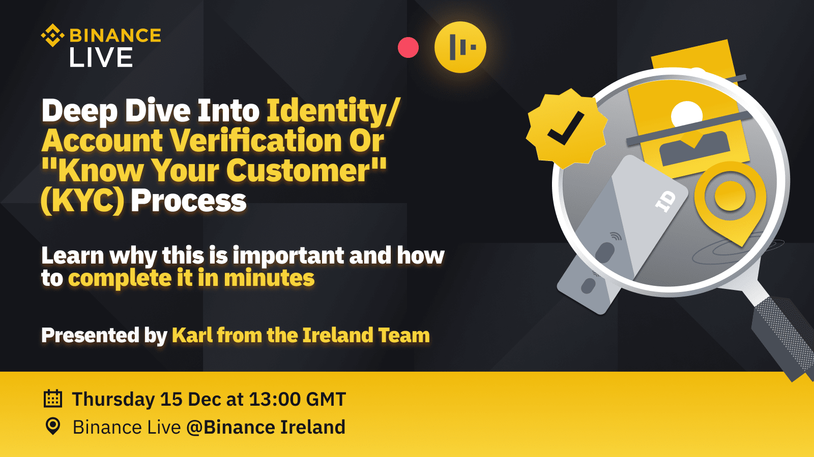 Ireland LIVE webinar on KYC | Binance Live