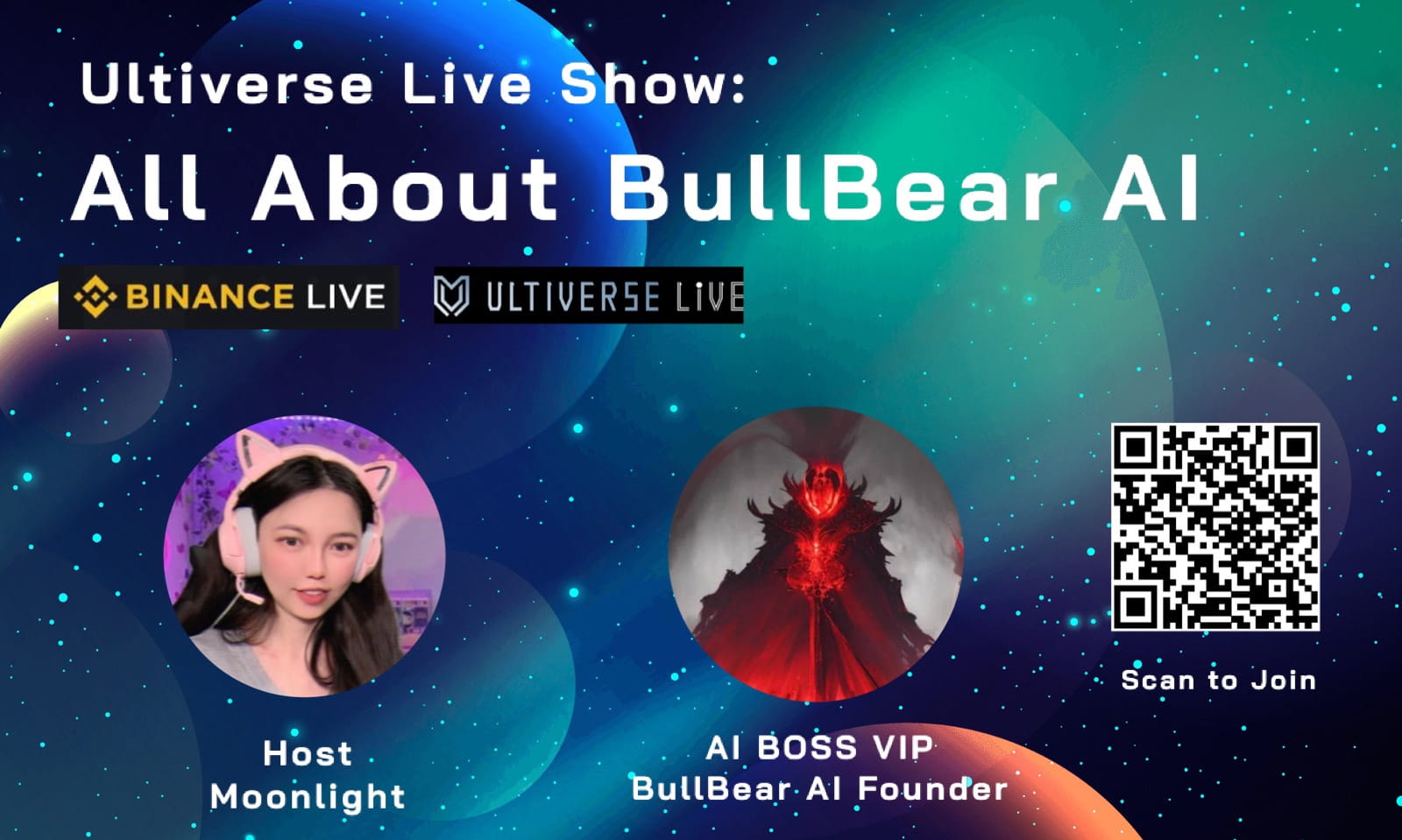 Ultiverse Live Show: When Cryptos Meet AI - All About BullBear AI | Binance Live