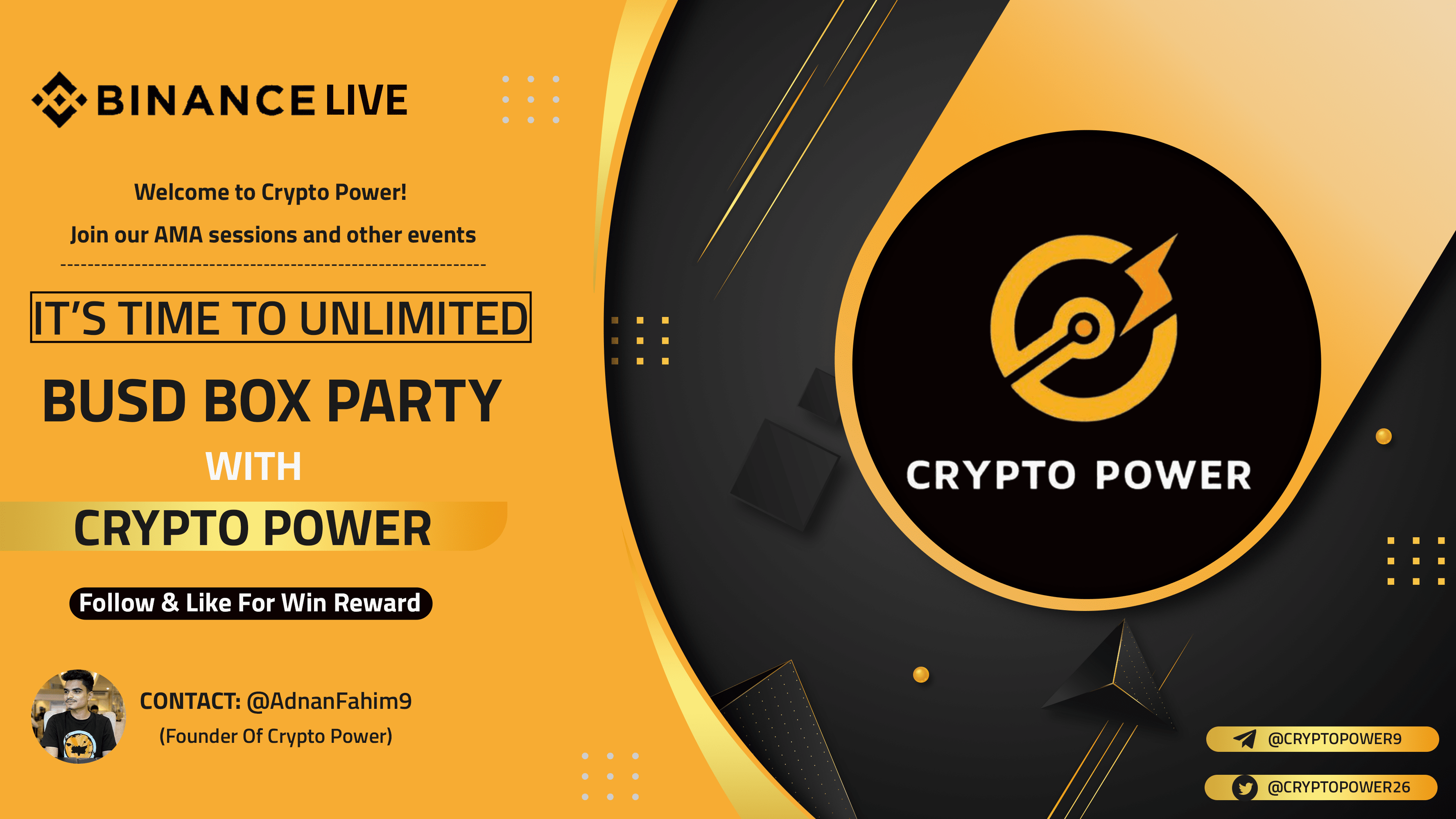 Crypto Power Free Crypto Box Party | Binance Live