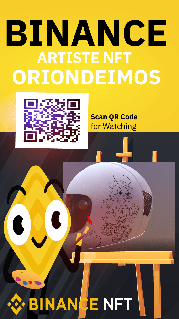 Created new NFT : 3D Helmet part 3 | Binance Live