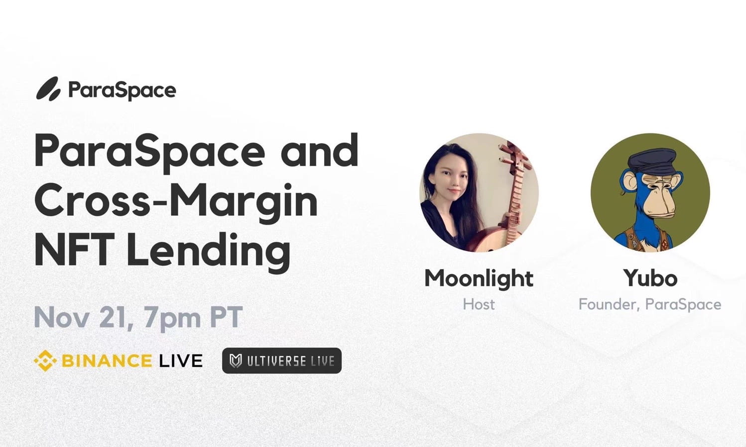 Ultiverse Live Show: ParaSpace and Cross-Margin NFT Lending | Binance Live