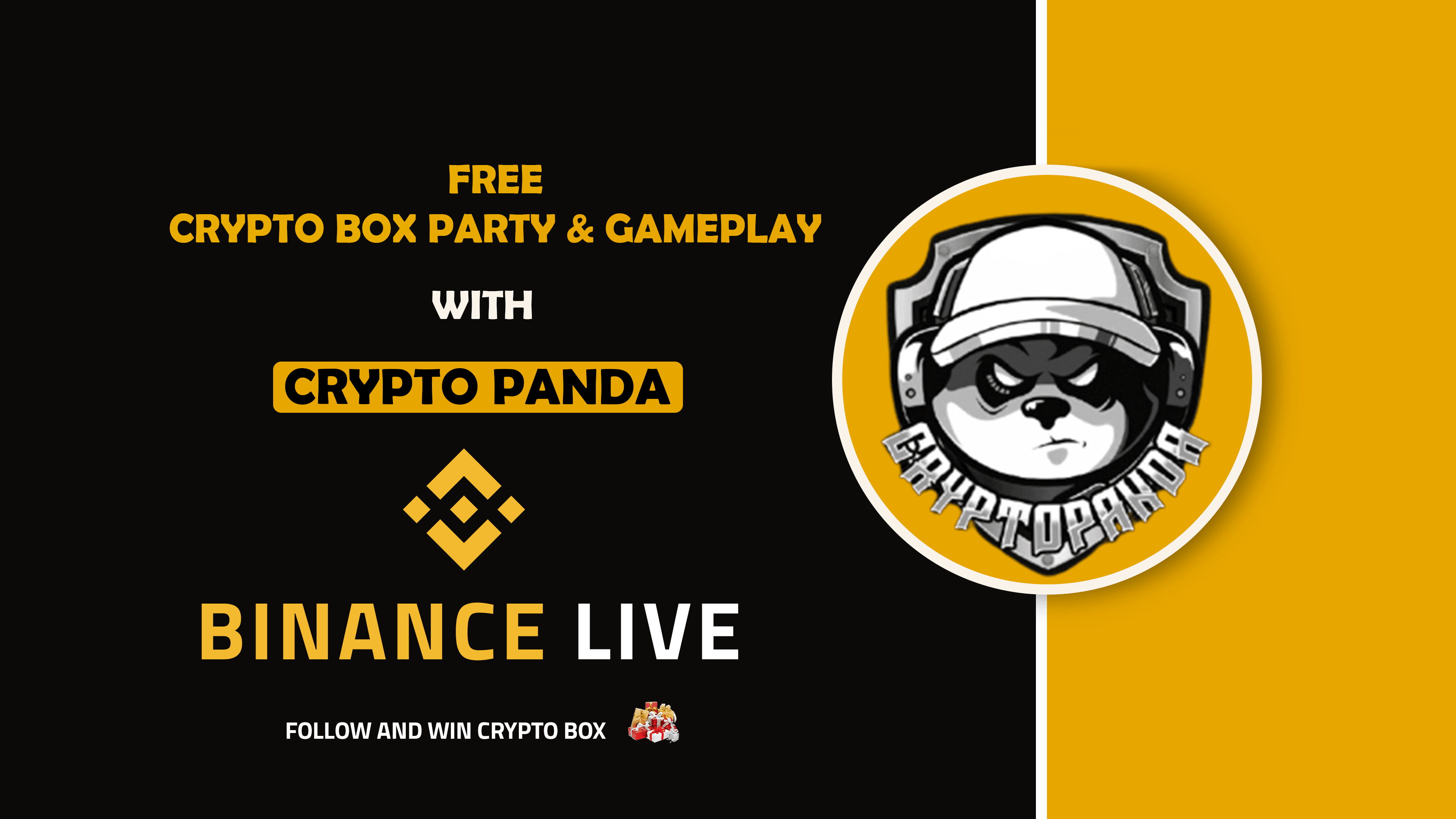 Crypto Panda Free Crypto Box Party | Binance Live