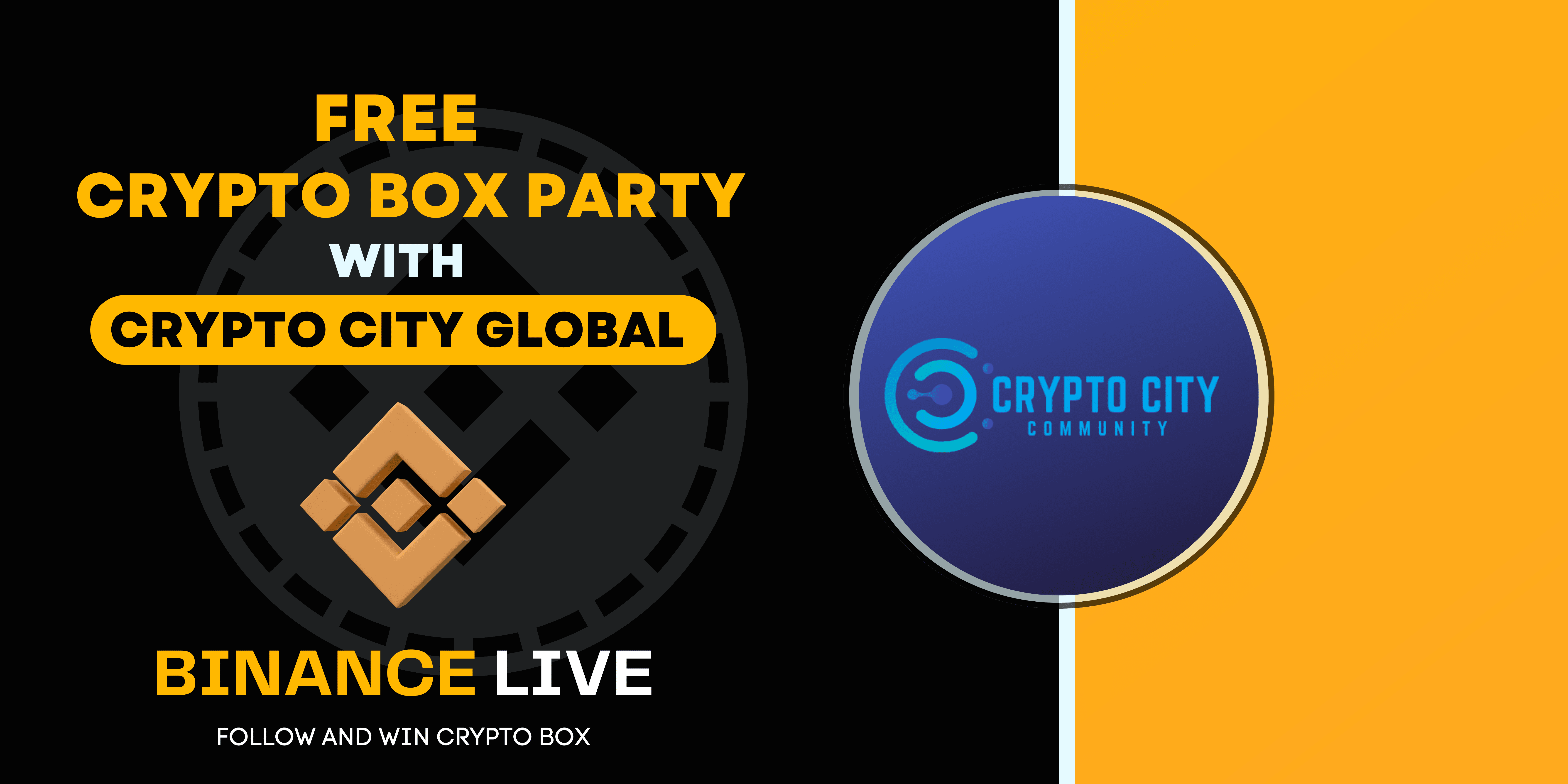 Crypto City Free Crypto Box Party | Binance Live