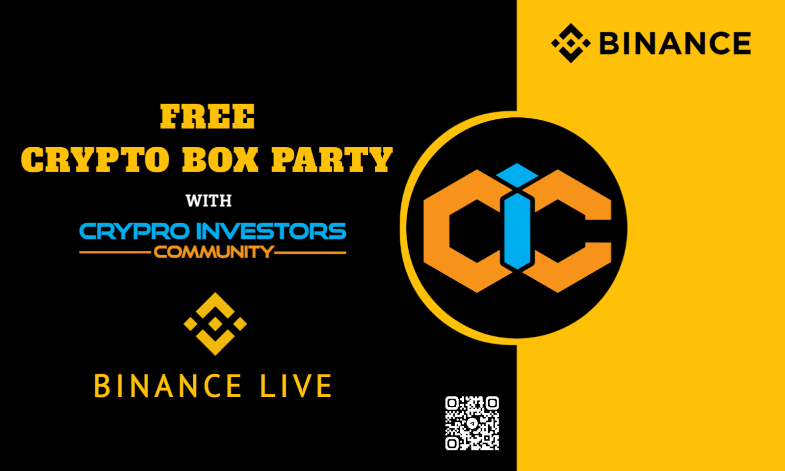 FREE CRYPTO BOX PARTY | Binance Live