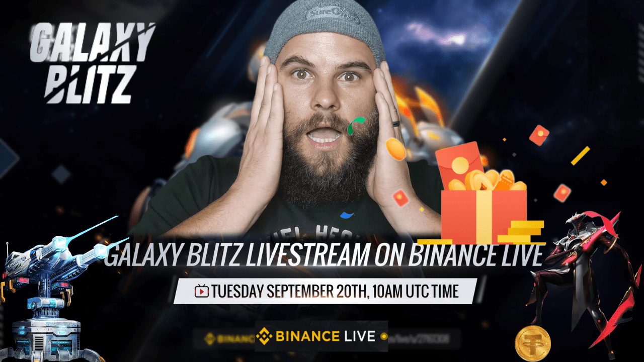 Let's talk about Galaxy Blitz & Game-Play | LIVE | Binance Live | Binance Live