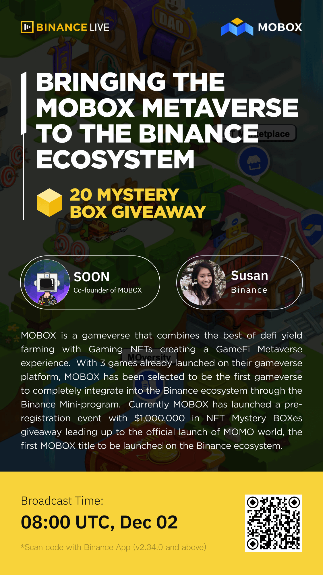 Bringing the MOBOX Metaverse to the Binance Ecosystem | Binance Live