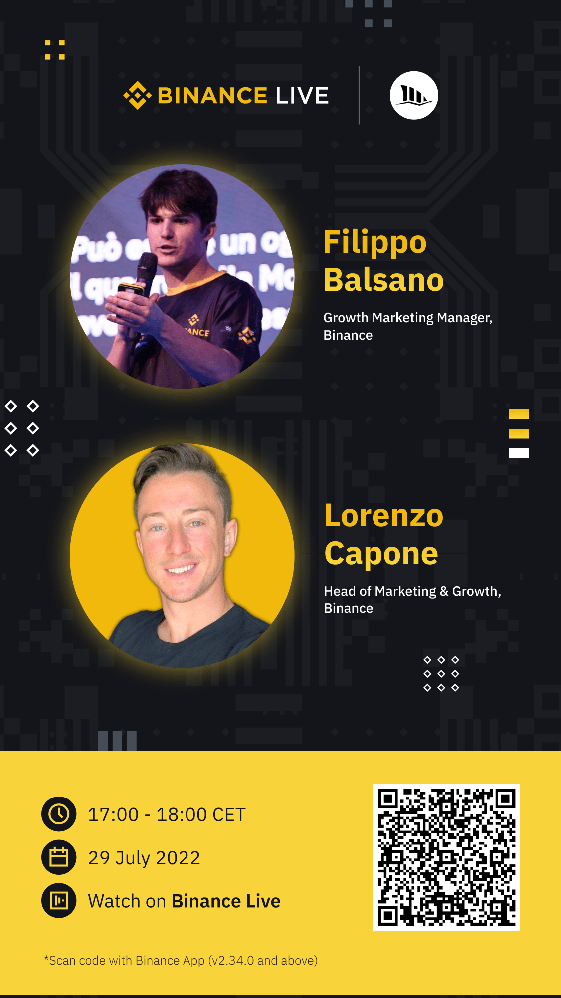 Starting Finance: Meet crypto con Binance Italia | Binance Live