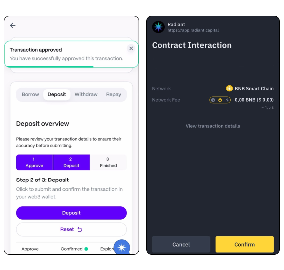 How to RDNT airdrop with Binance Web3 wallet