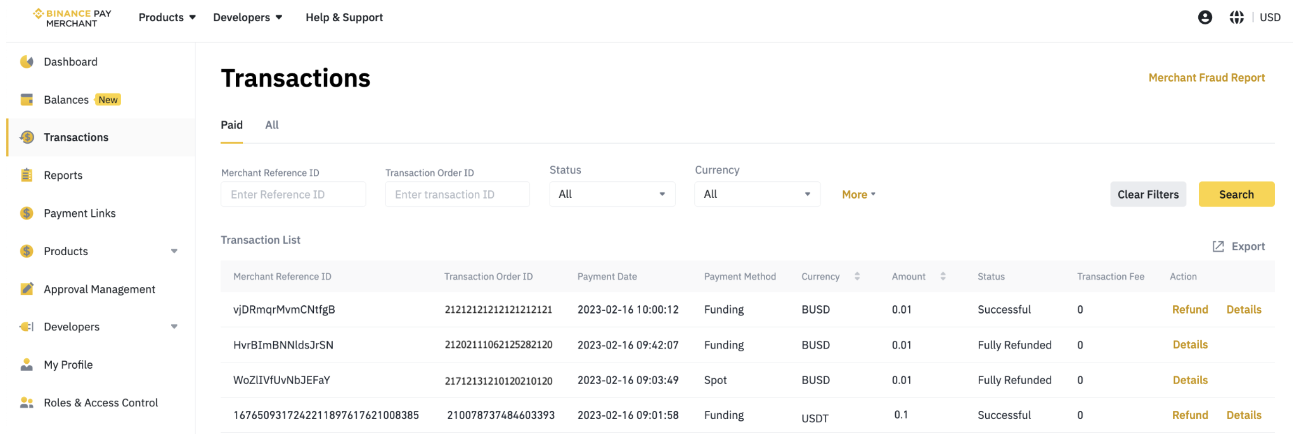 Invoicing | Developer Docs to Accept Crypto Payment | Binance Pay Merchant